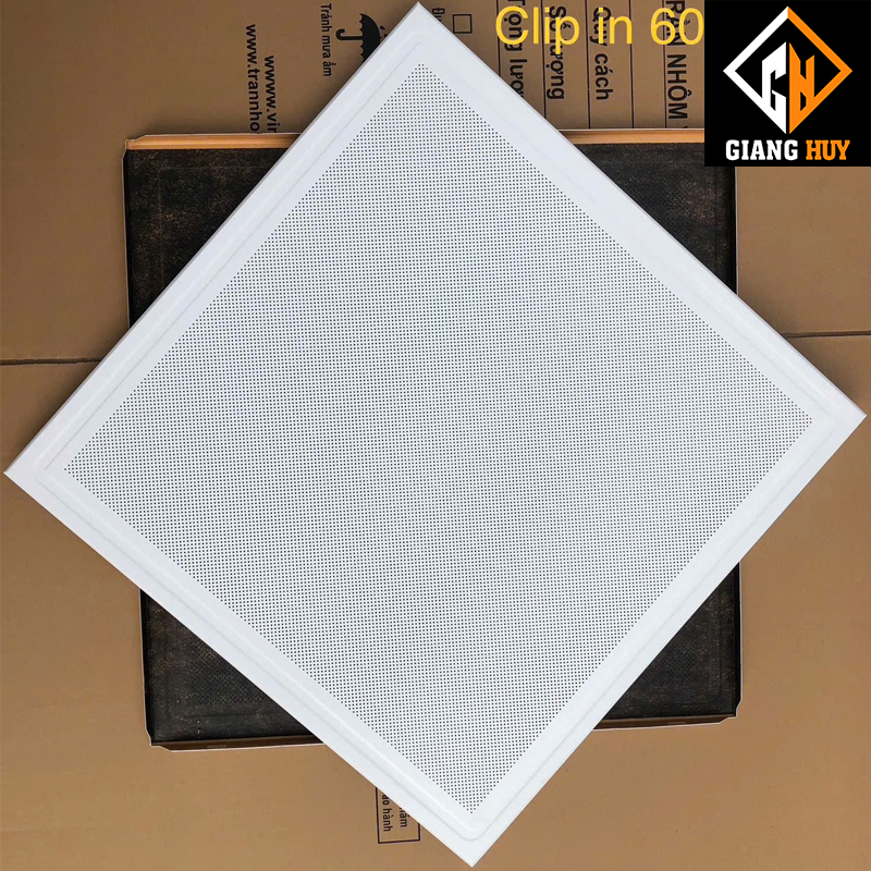 Tấm trần nhôm thả 600x600 | Thạch Cao Giang Huy